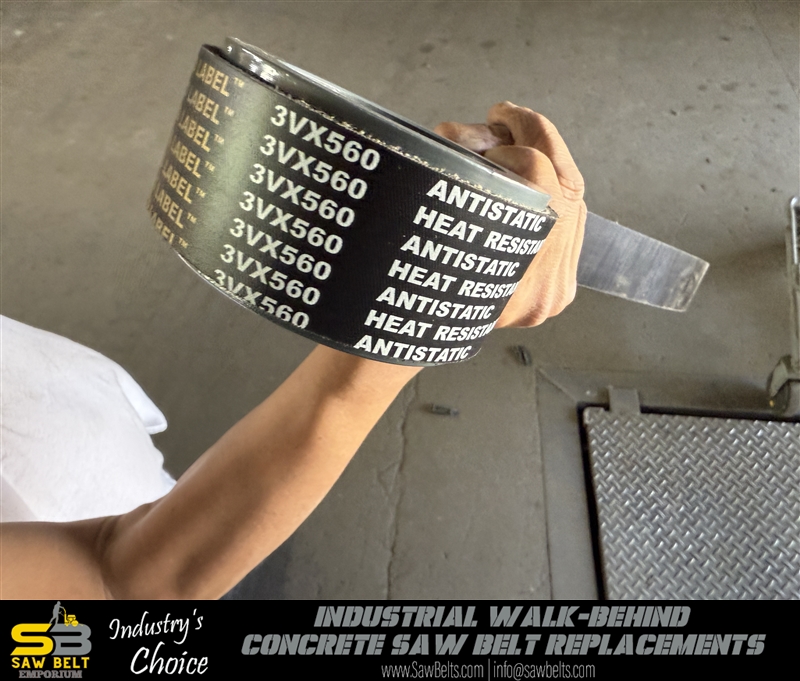 Walk-Behind Concrete Saw Belt Replacement | Page 1